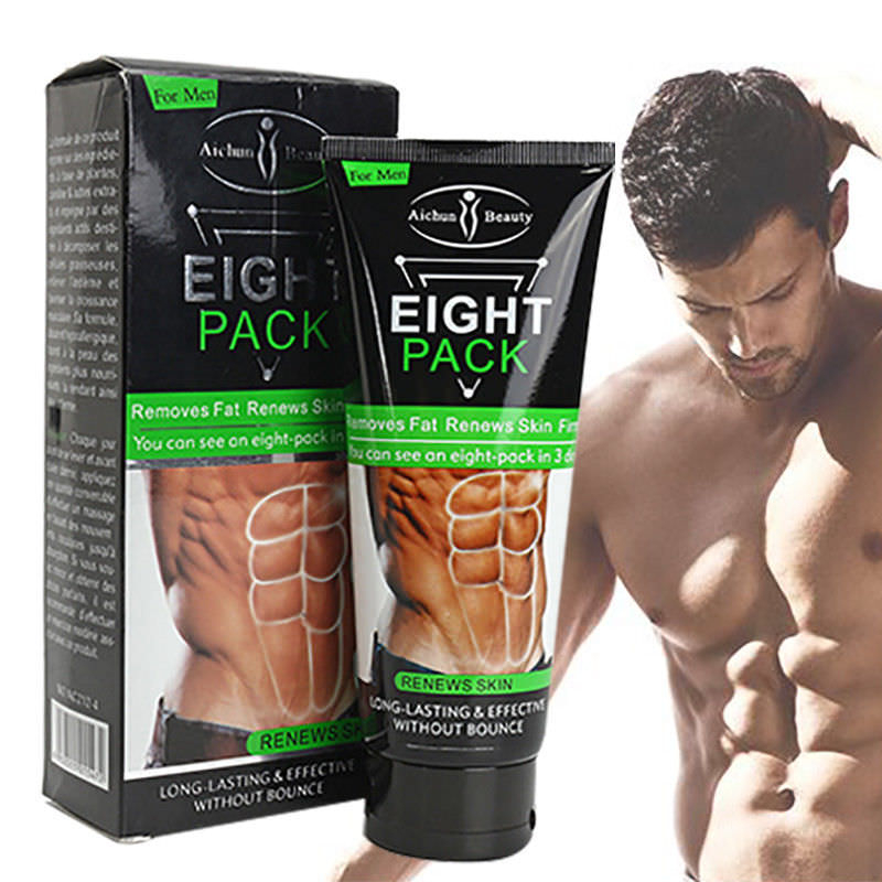 Authentic Eight Pack Abs Slimming Cream Abdominal Fat Reducer Toner Gel ...