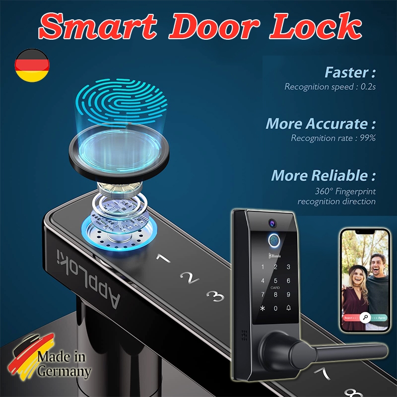 Smart Lock Fingerprint/IC card/Passcode/Keyboard Remote Electronic ...