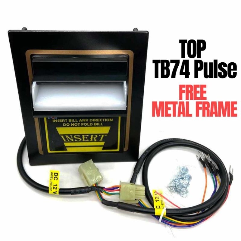 Bill Acceptor Top TB74 Pulse with free Metal frame | Shopee Philippines