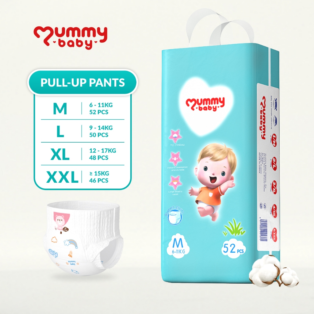 Mummy baby Comfort Fit Pull Up Pants Large M, L,XL,XXL,Ultra Thin Soft ...