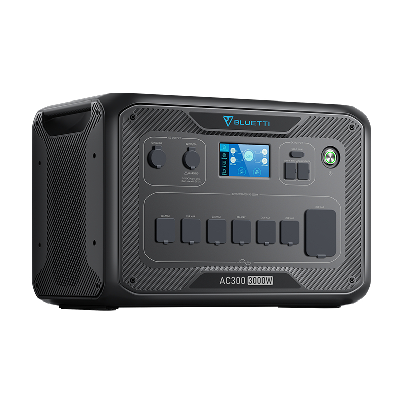 BLUETTI AC300+B300 3072Wh/3000W Inverter LiFePO4 Portable Power Station ...