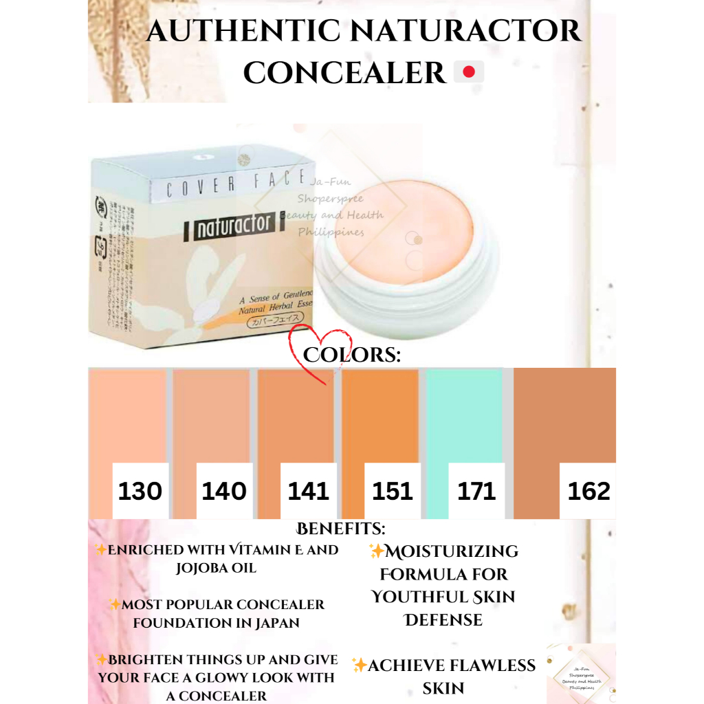 Naturactor Concealer Japan Authentic with cerificates | Shopee Philippines