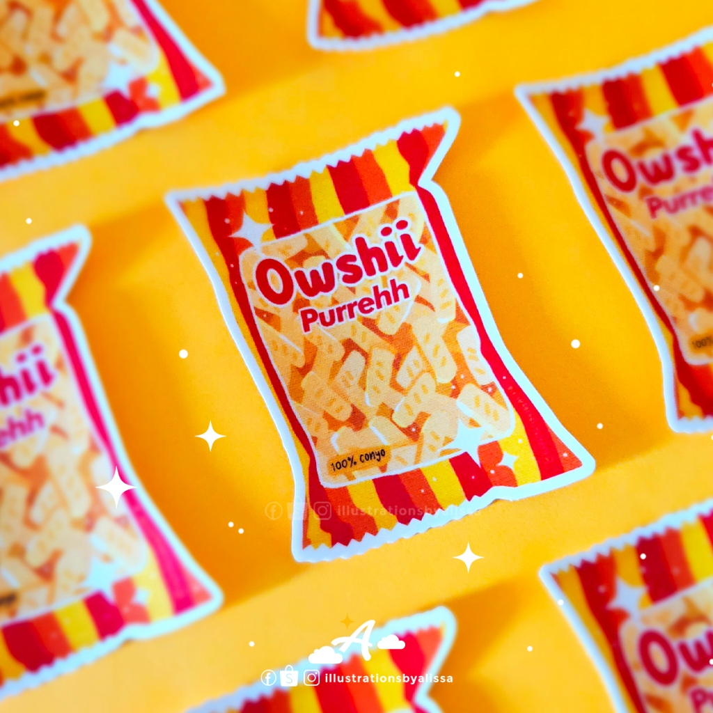 Owshii Pare Conyo Vinyl Waterproof Solo Biggie Sticker | Shopee Philippines