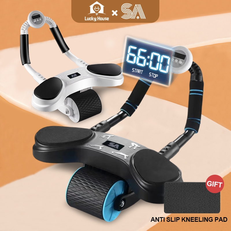 Exercise Equipment Beginner Abdominal Wheel Roller Support Rebound Ab ...