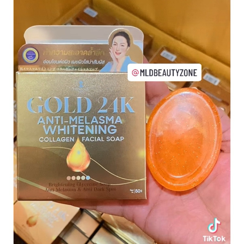 Original PRECIOUS SKIN Gold 24k Anti-Melasma Whitening Collagen Facial ...