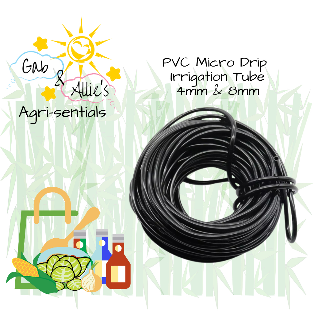 PVC MICRO DRIP IRRIGATION TUBE - 5 Meters | Shopee Philippines