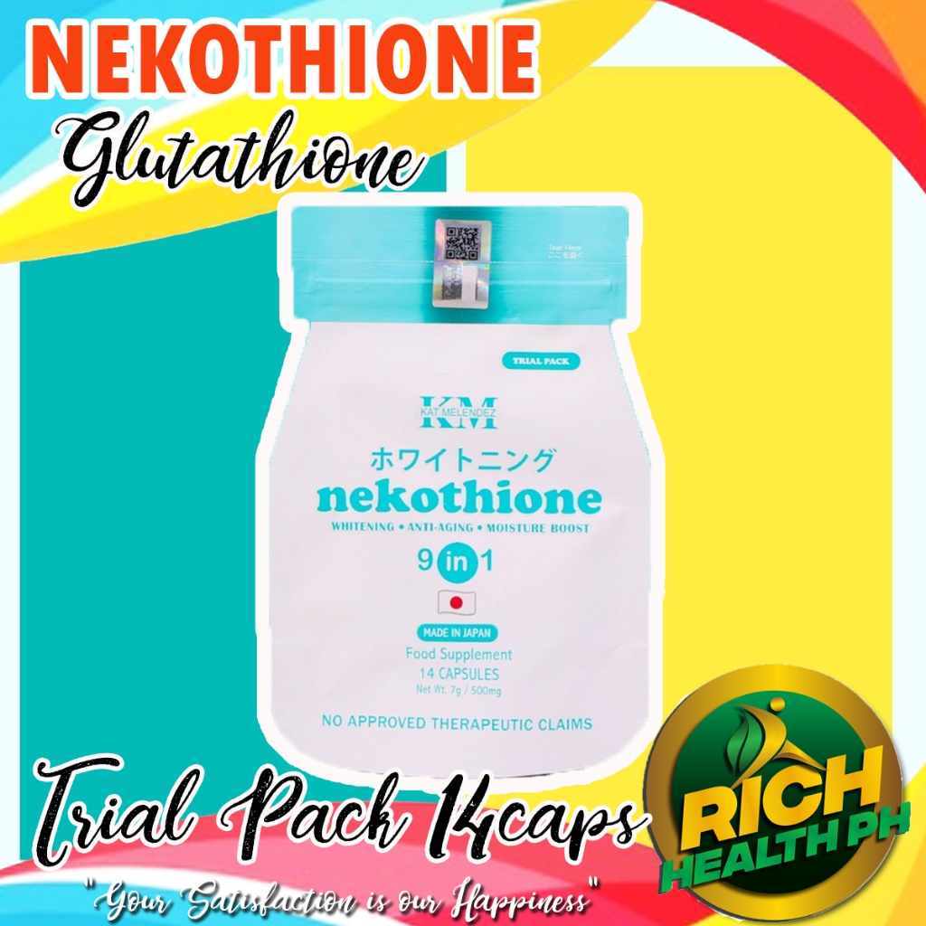 Nekothione 9in1 Trial Pack 14capsules per pouch | Shopee Philippines