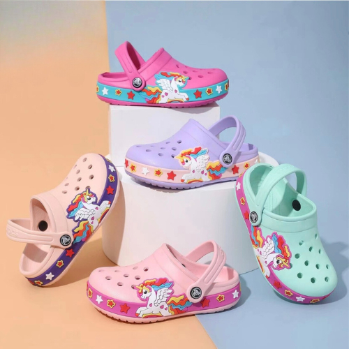 Nook Fashion Girls and Boys Crocs Cute Kids Clogs Cartoons Design ...
