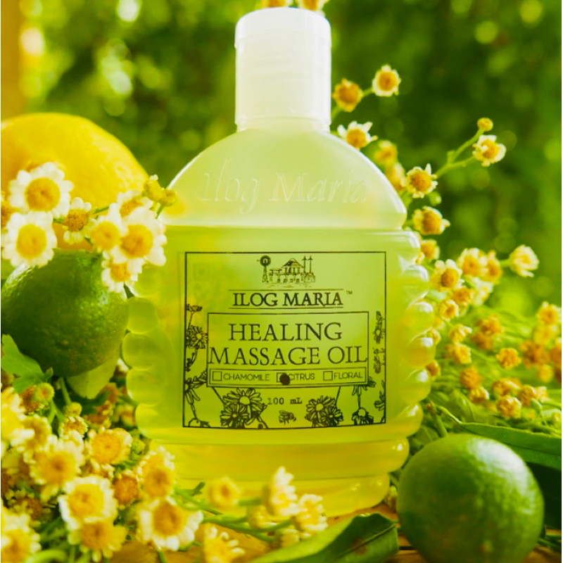 Ilog Maria Healing Massage Oil. 100 ml., Chamomile / Citrus / Floral ...