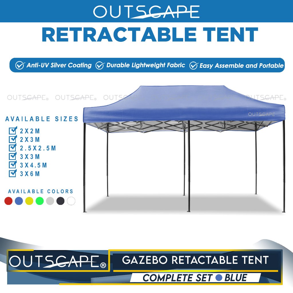 OUTSCAPE Retractable Tent 3X6 Meter Superior Quality Compared NO Brand ...