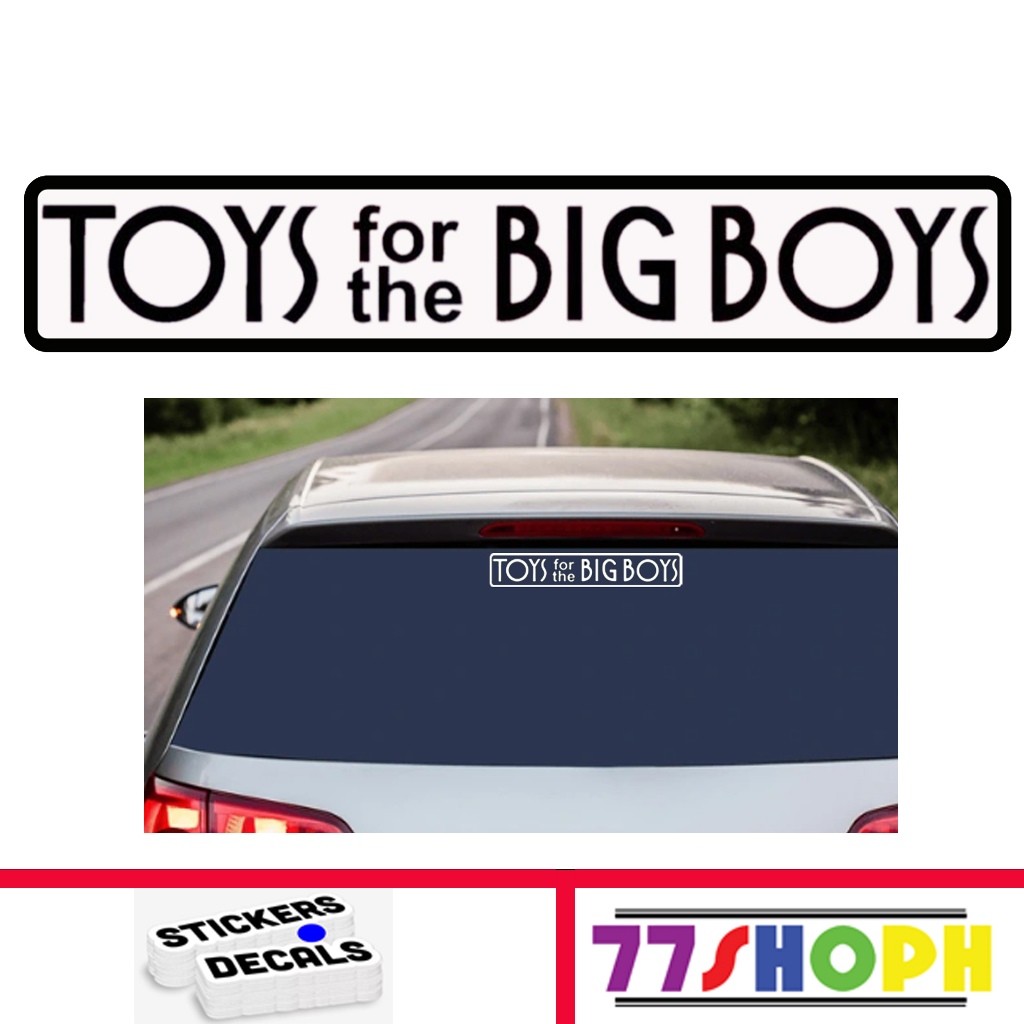 Toys for the Big Boys Decals Long | Shopee Philippines