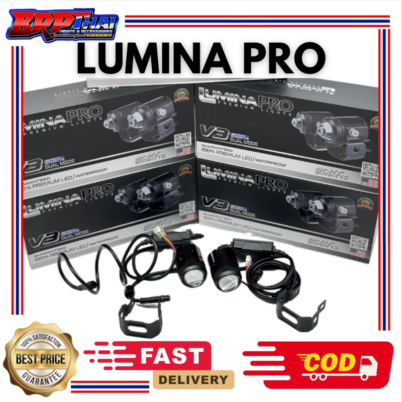LUMINA PRO MINI DRIVING LIGHT v3 ( PREMIUM )( YELLOW / WHITE ) | Shopee ...
