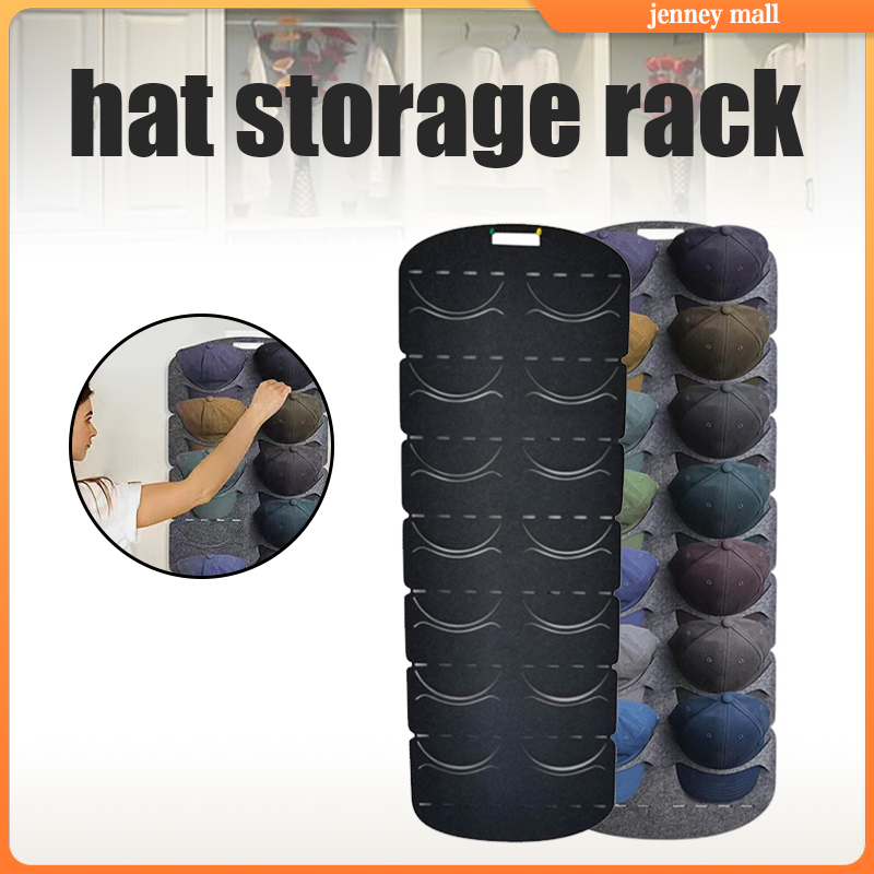 Baseball Cap Display Rack Door Back Wall Felt Hat Holder Felt Wall ...
