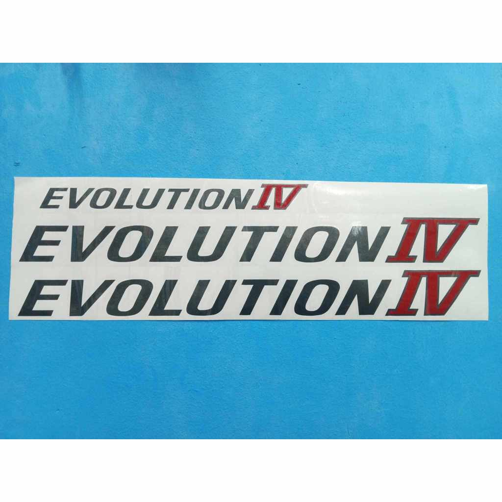 Evo4 Lancer Evolution decal set | Shopee Philippines