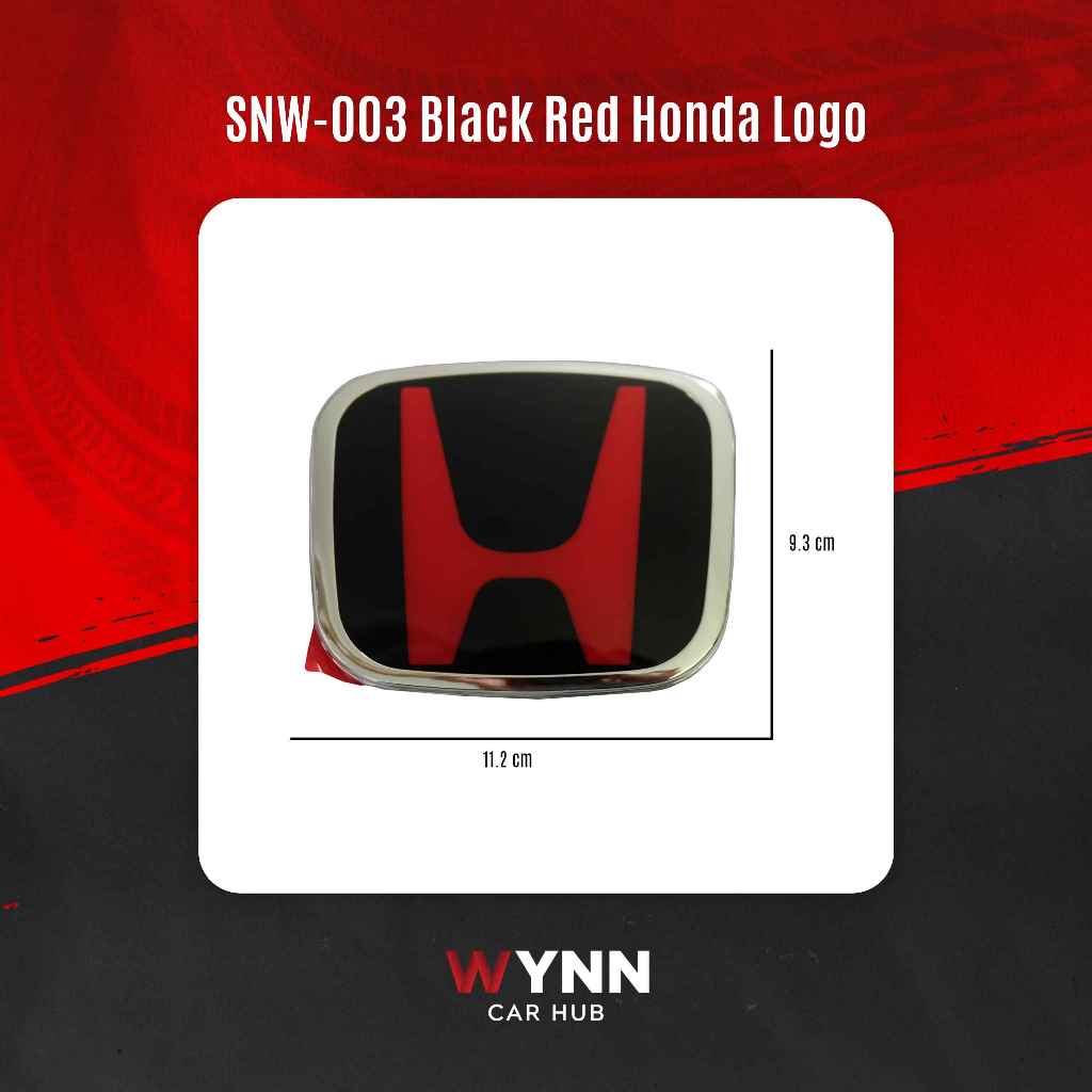 SNW-003 Black/Red Honda Logo | Shopee Philippines