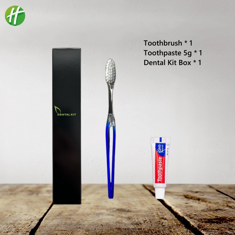 100sets Hotel Dental kit Toothbrush & Toothpaste with Dental Kit Box ...