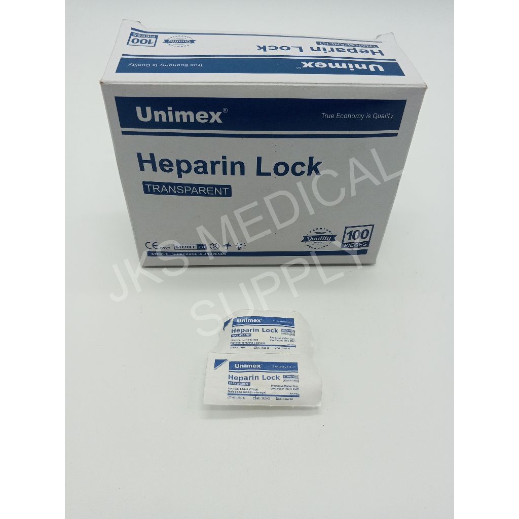 Unimex Heparin Lock (sold per piece) | Shopee Philippines