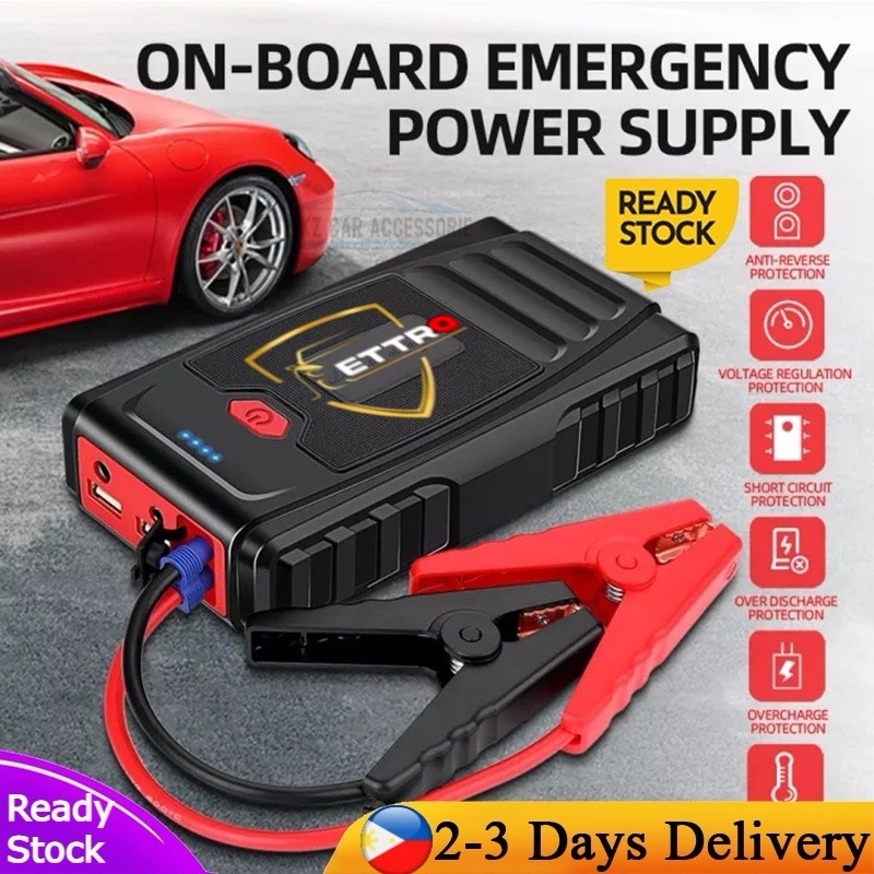 Ettro Car Jumper Starter 12V Multi-Function 99800mAh Emergency ...