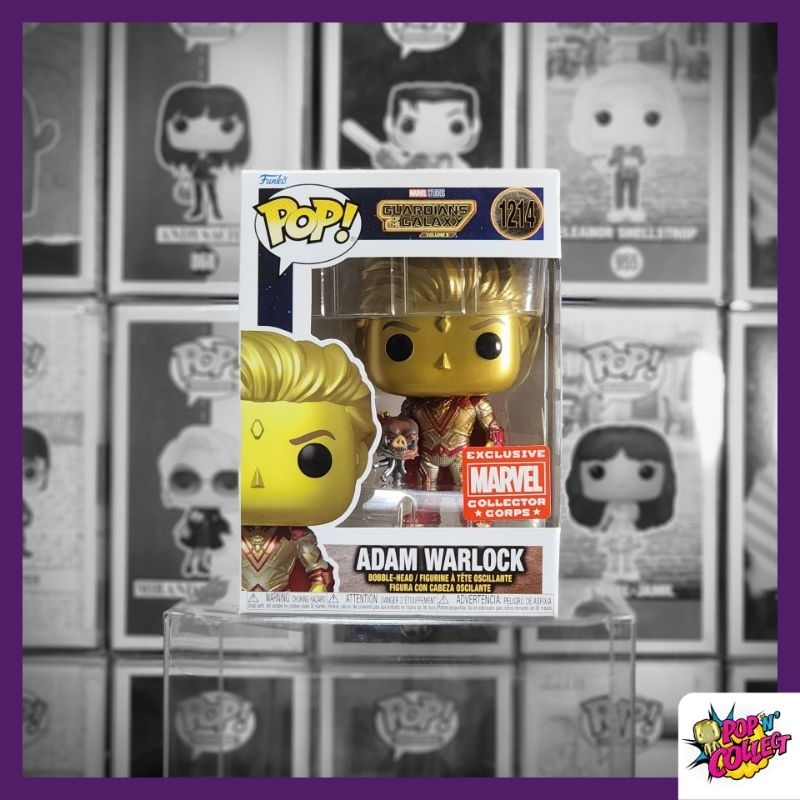 Funko Pop! Marvel - Guardians of the Galaxy - Adam Warlock 1214 w/ Free ...