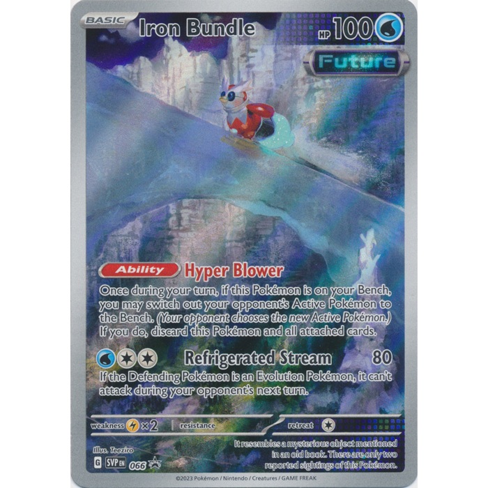 Iron Bundle - SVP066 - Illustration Rare Promo Pokemon Scarlet & Violet ...