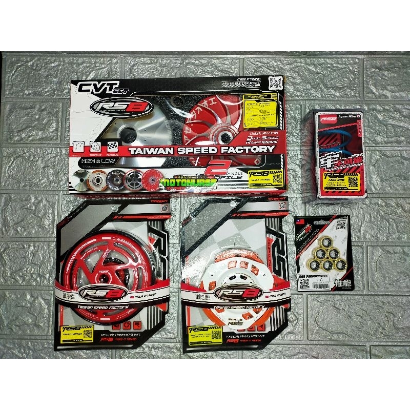 RS8 TARAGSIT Pulley CVT Set AEROX V1 V2 NMAX V1 V2 | Shopee Philippines
