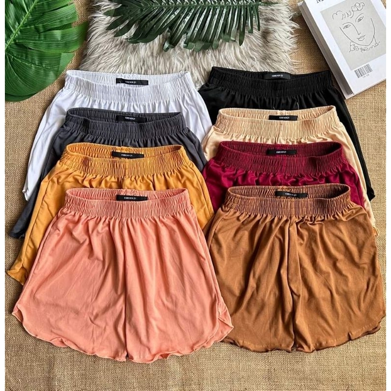 Pambahay Comfy Lettuce Short for Women fit up to Large | Shopee Philippines