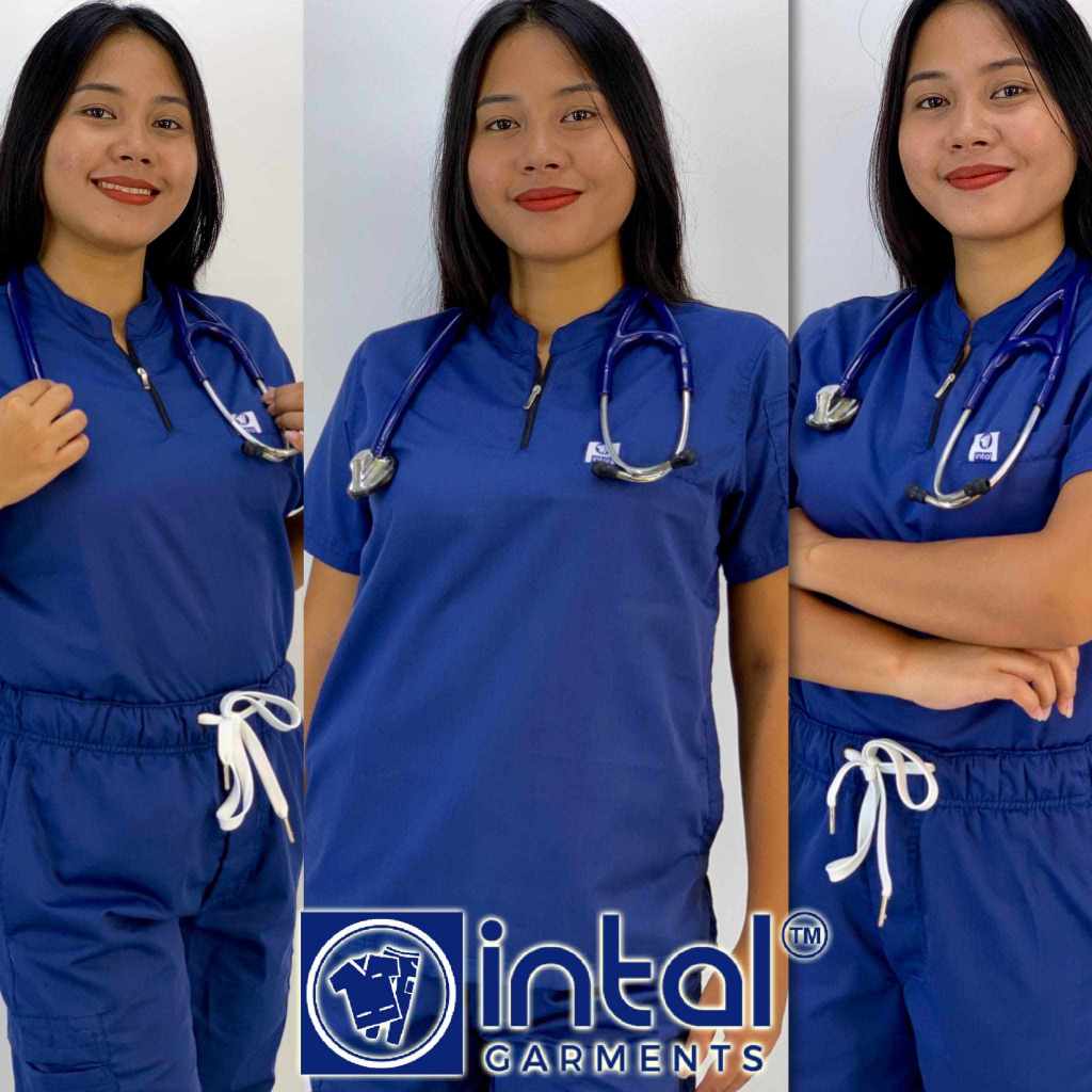 INTAL SCRUBSUIT 028 Elite MAPAGMALASAKIT Zip-Up Chino Collar Cargo ...