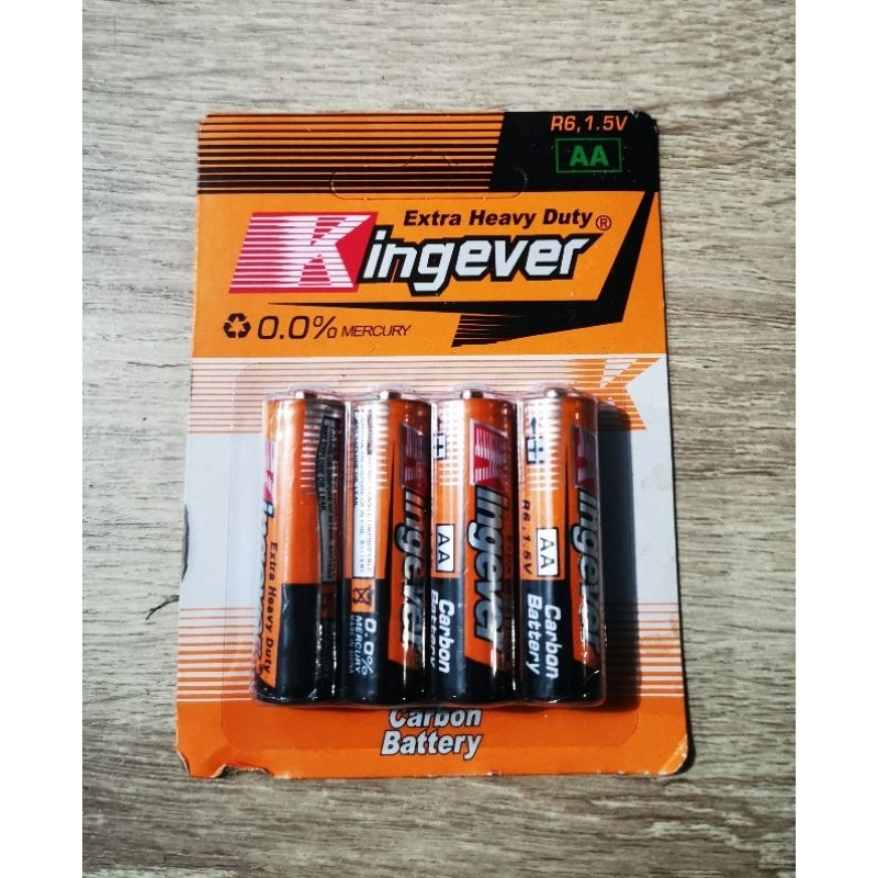 Kingever Battery AA or AAA 4-pcs/pack battery | Shopee Philippines