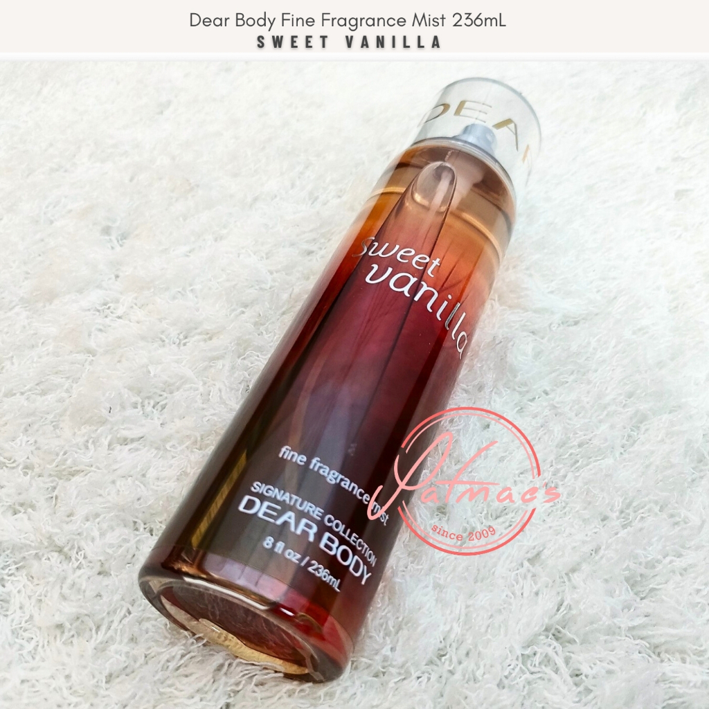 Sweet Vanilla 236mL Fine Fragrance Mist by Dear Body Collection (sold ...