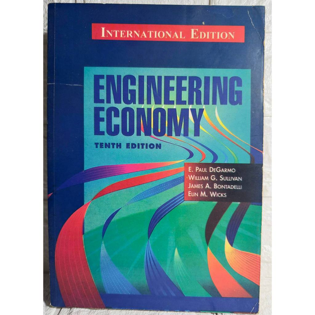 1997 ENGINEERING ECONOMY Book Textbook TENTH EDITION ( International ...