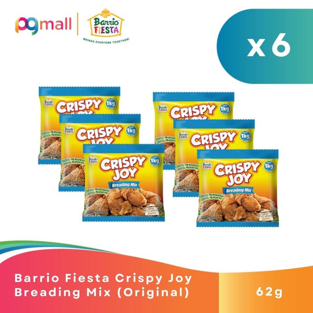 Barrio Fiesta Crispy Joy Breading Mix Original 62g (Pack of 6 ...