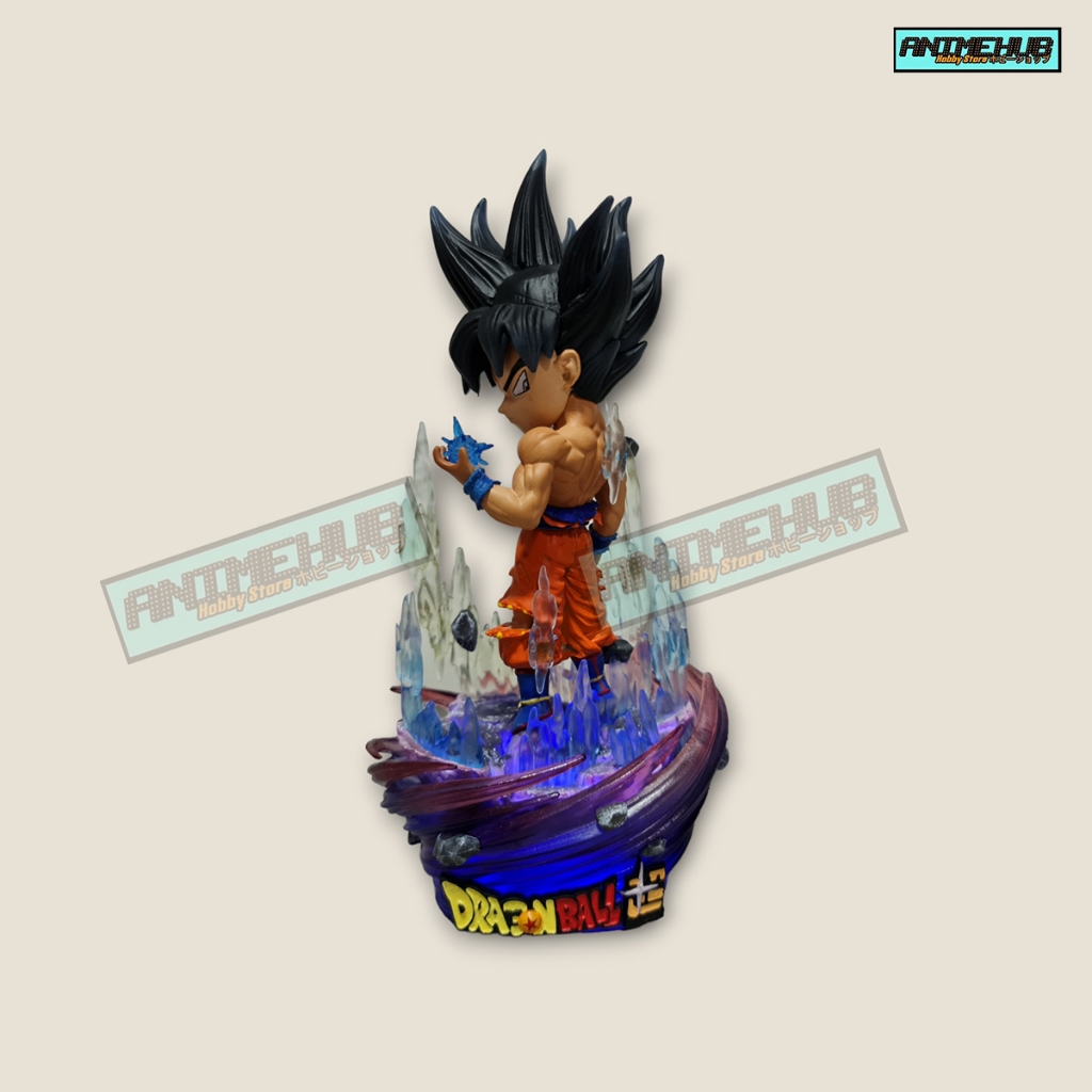 GK DS Knock Off Dragon Ball WCF Gokou Ultra Instinct Black w/LED ...