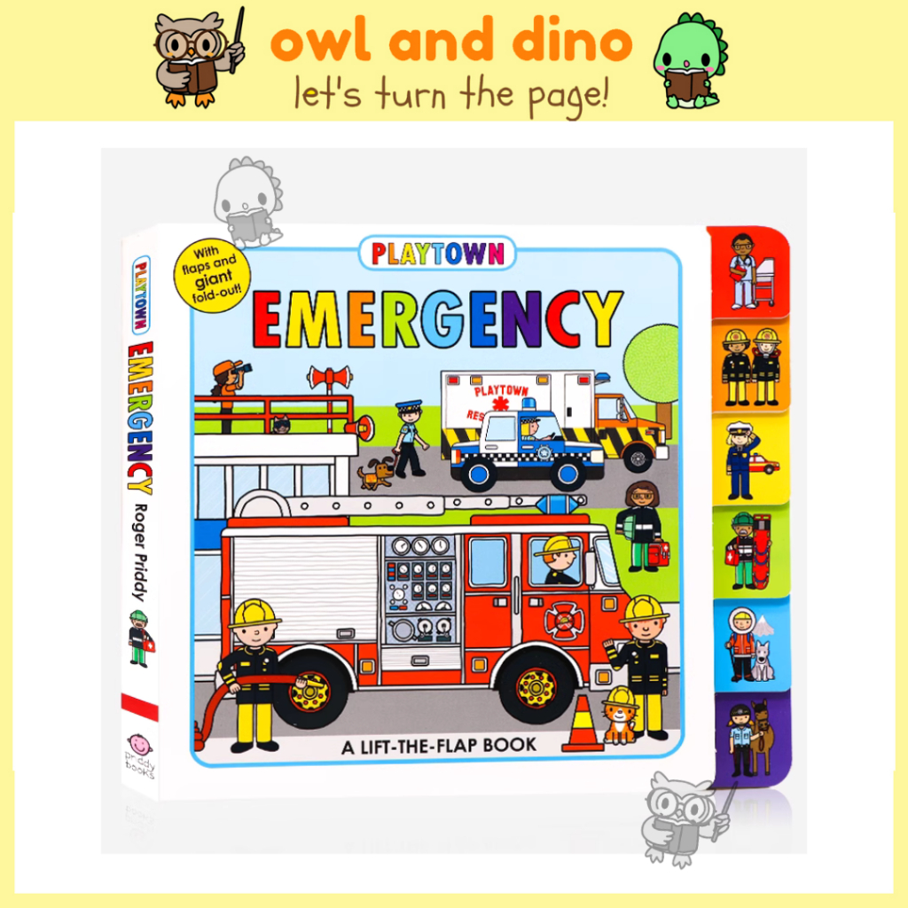 Playtown Emergency (Lift the Flap Board Book) | Shopee Philippines