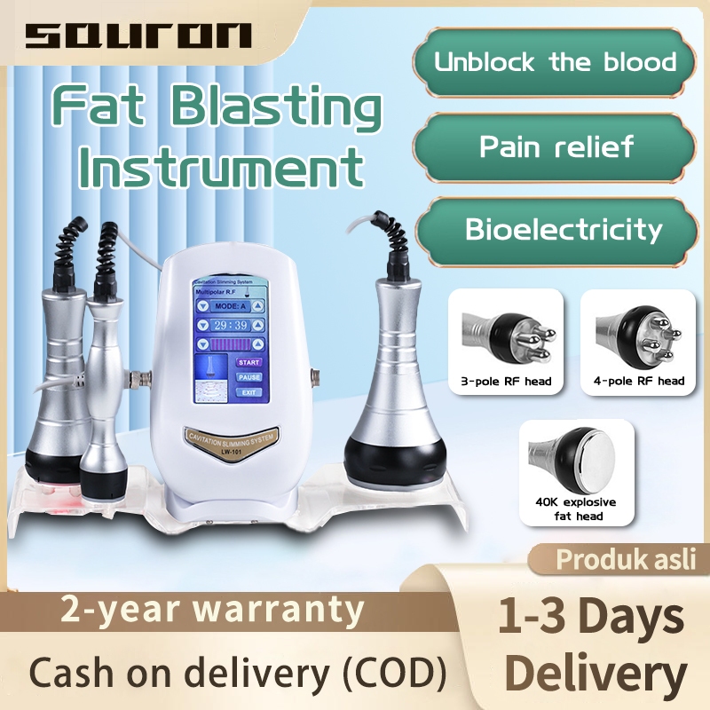 3-in-1 40K RF ultrasonic weight loss body shaping slimming instrument 6 ...