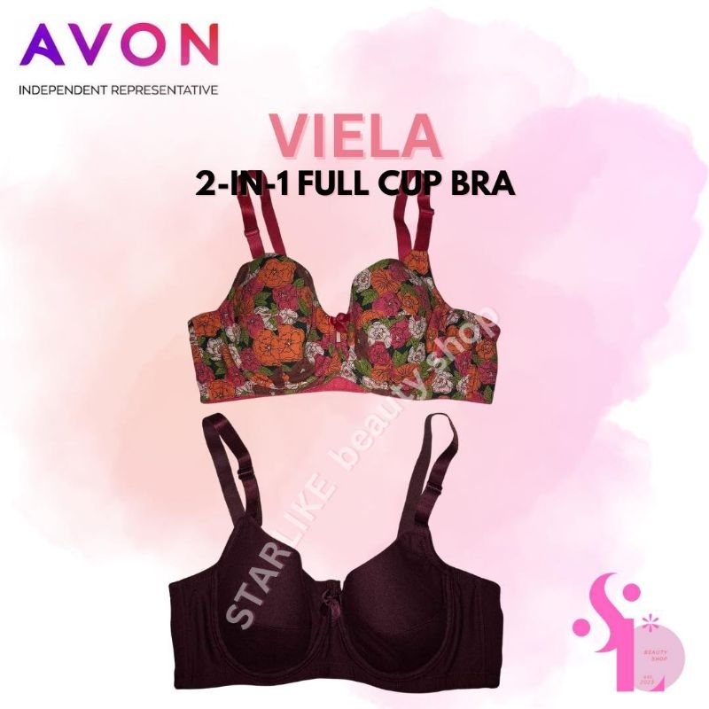 Avon Viela underwire Full Cup 2pc Bra Set | Shopee Philippines