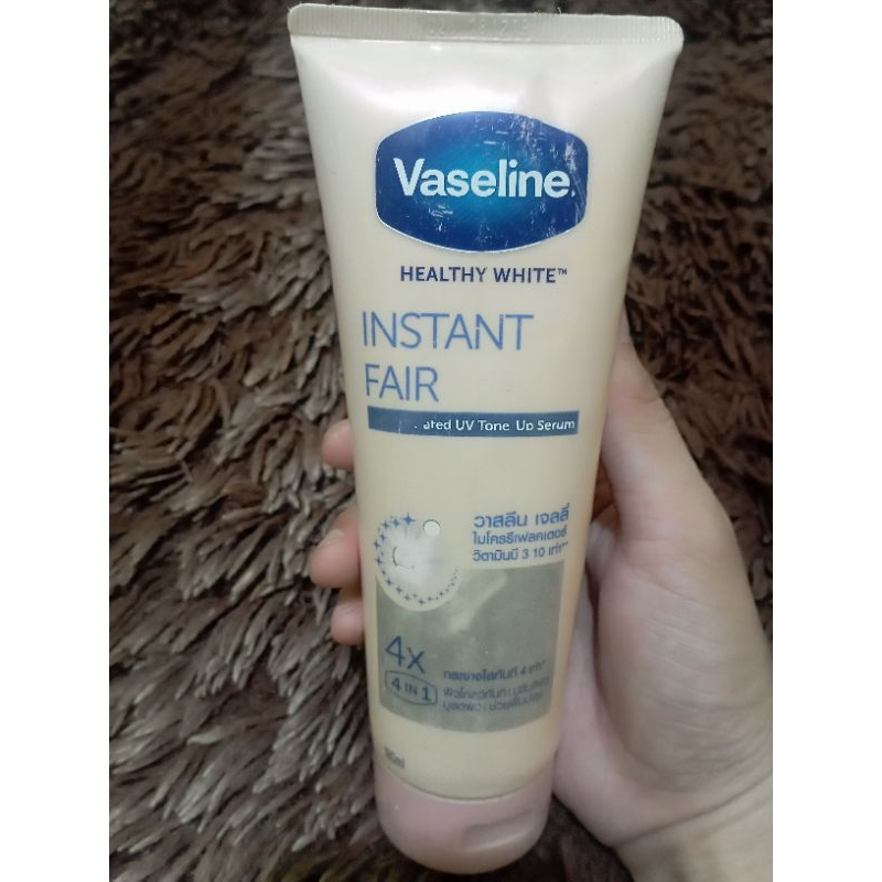 Vaseline Healthy White Instant Fair Concentrated UV Tone Up Serum 180ML ...
