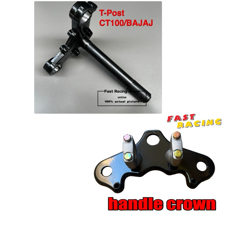 motorcycle handle t post OR crown for Kawasaki Ct100 bajaj 100 | Shopee ...