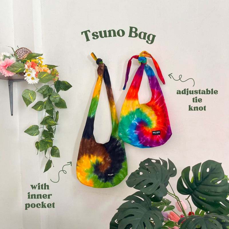 Tie Dye Hobo Sing Bag V2 (Tsuno Bag) | Shopee Philippines