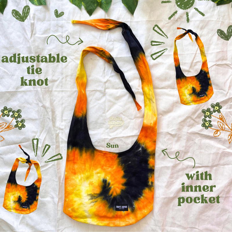 Tie Dye Hobo Sing Bag V2 (Tsuno Bag) | Shopee Philippines