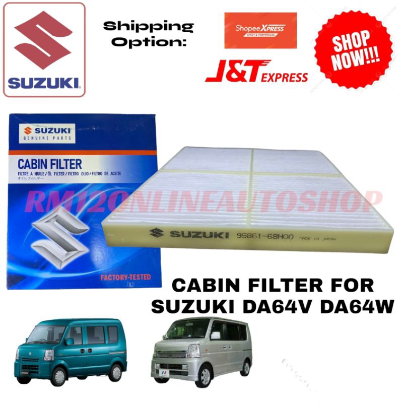 CABIN FILTER FOR AIRCON SUZUKI DA64V DA64W SUZUKI TRANSFORMER VAN ...