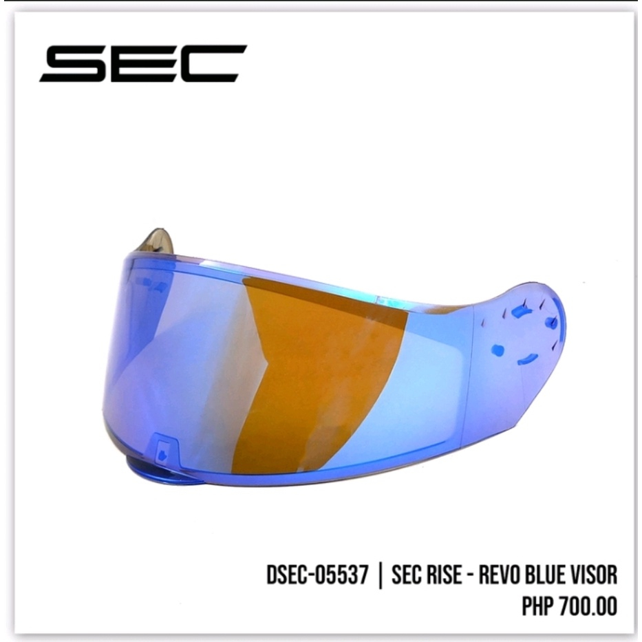 SEC RISE V1/RISE V2 VISOR/LENS REVO LENS Red | Shopee Philippines