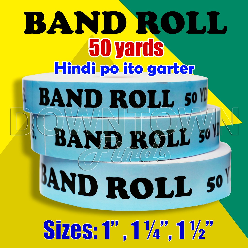 Band Roll / Waist Band 1" 1 1/4" & 1 1/2" sold per roll | Shopee ...