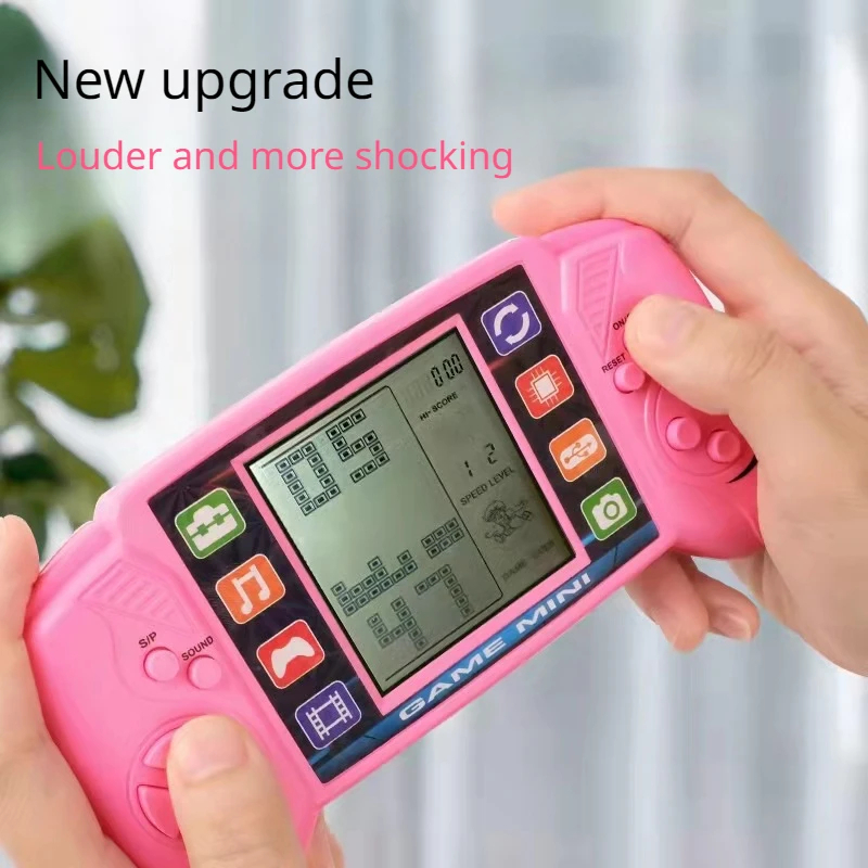 Portable handheld game console BRICK Game nostalgic puzzle children's ...