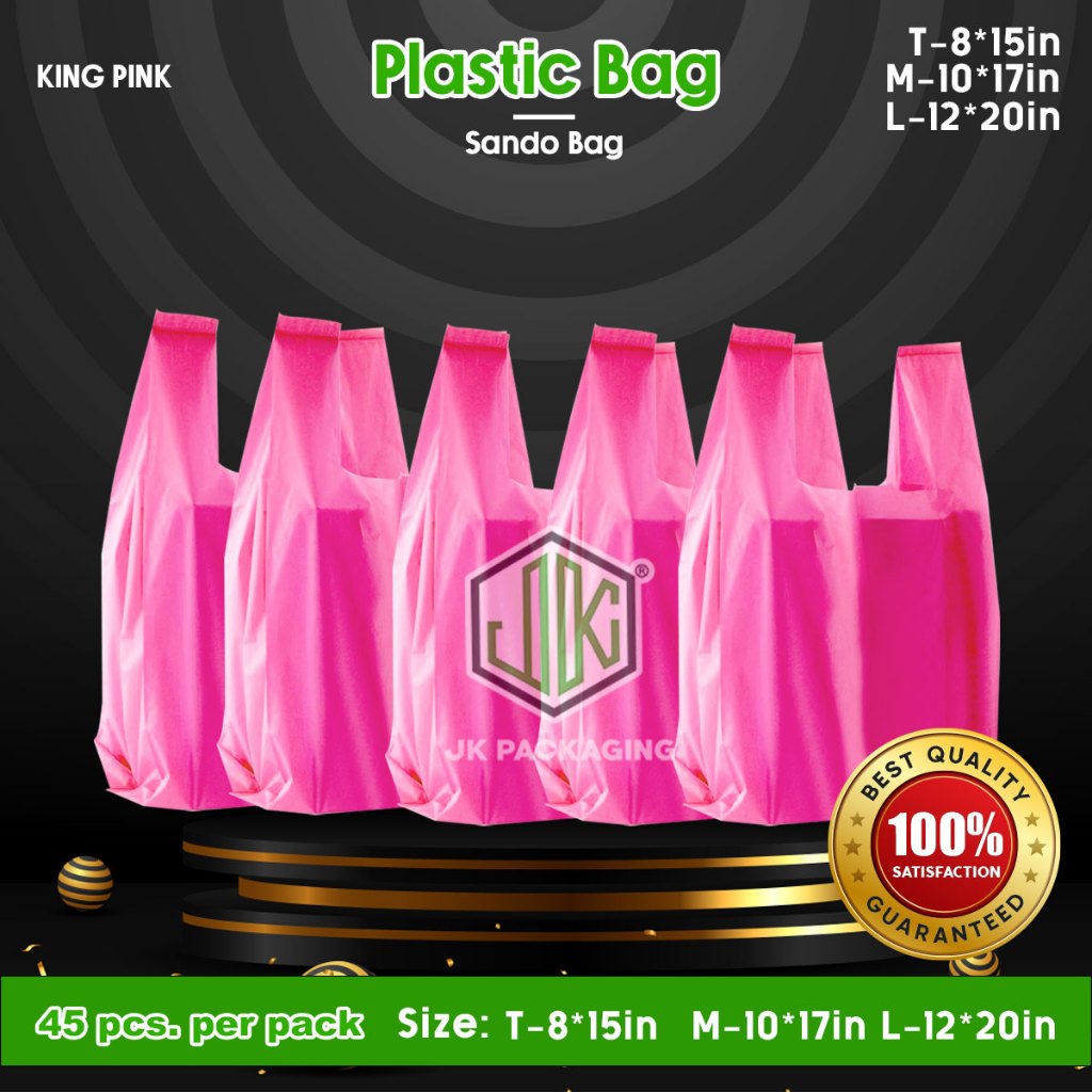 Plastic Sando Bag ( Assorted Color ) [ 45 PCS. per pack ] | Shopee ...