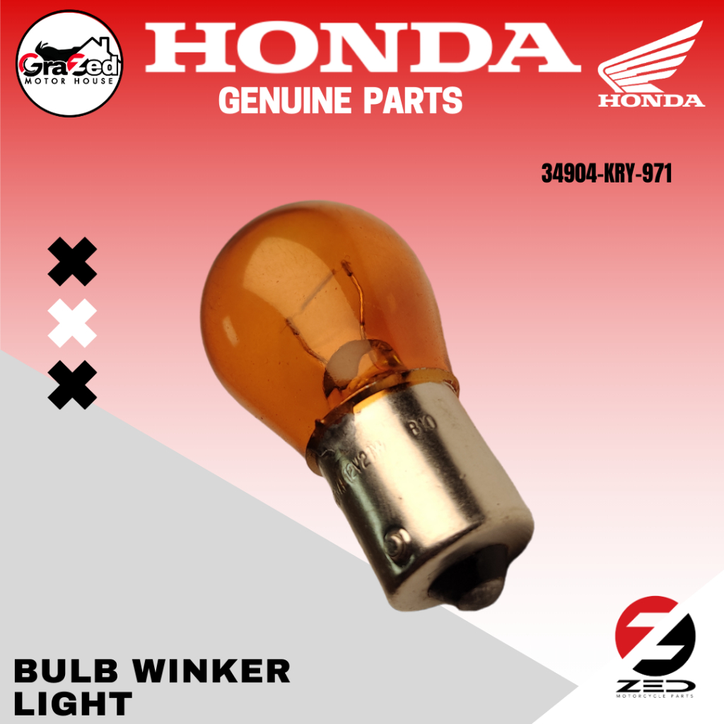 HONDA DIO 2021 WINKER BULB (34904-KRY-971) SOLD PER PIECE | Shopee ...