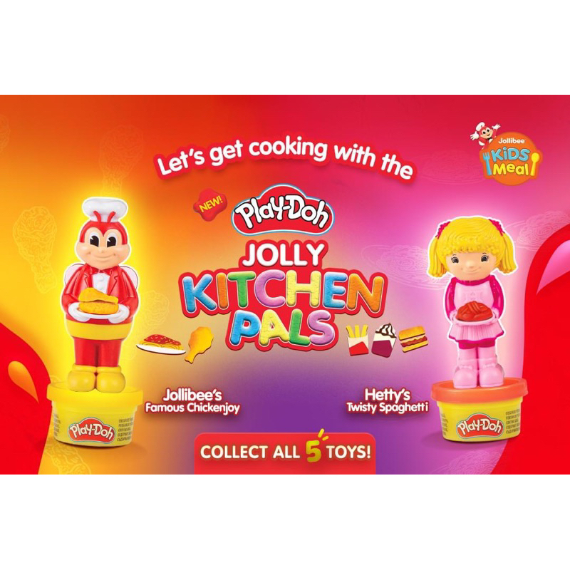 Playdoh Jollibee Toys (PlayDoh Jolly Kitchen Pals) | Shopee Philippines