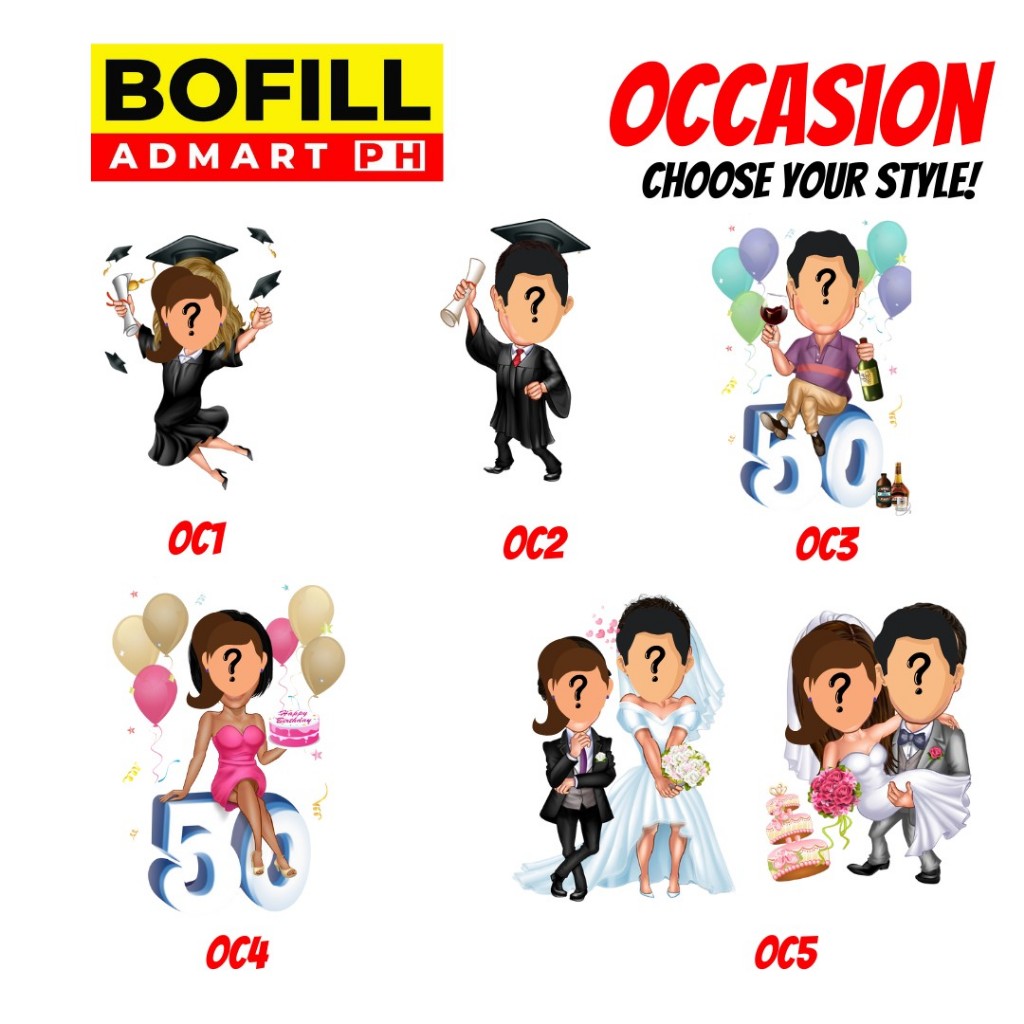 PERSONALIZED MINI STANDEE ACRYLIC CARICATURE 4INCHES HEIGHT | Shopee ...