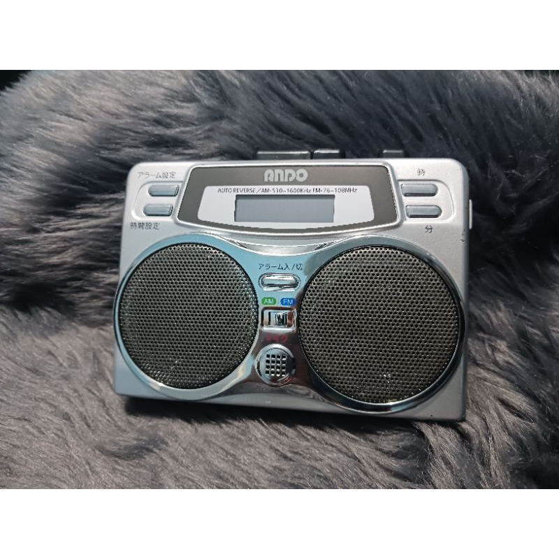 SALE! Affordable ANDO radio cassette player recorder with digital clock ...