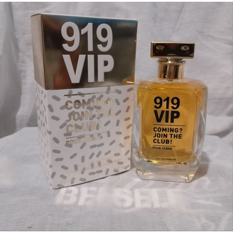 Perfume 919 VIP coming join the club 100ml | Shopee Philippines