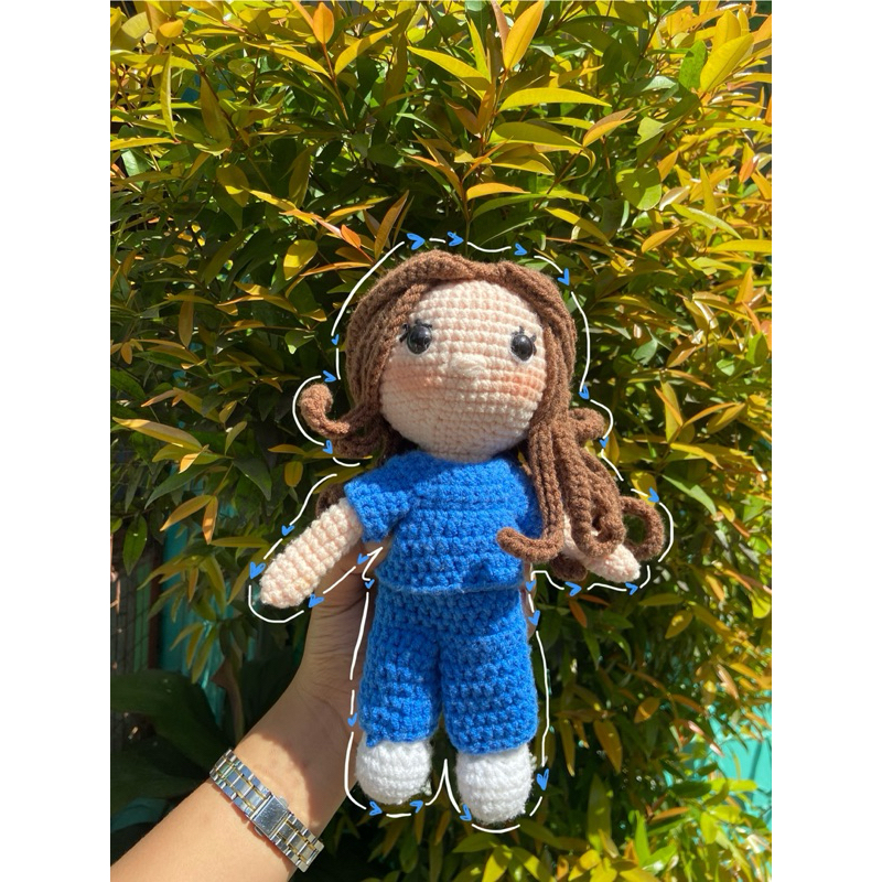 Crochet mini me Amigurumi (Nurse) | Shopee Philippines